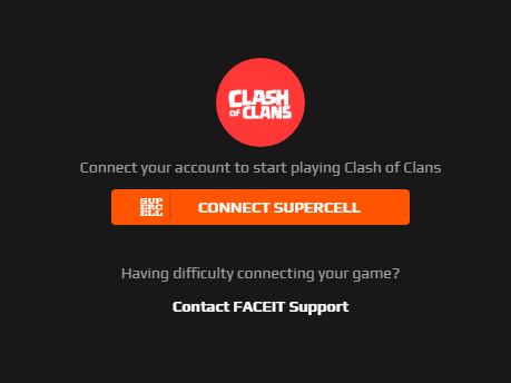 Clash of Clans Initial Game Registration – FACEIT