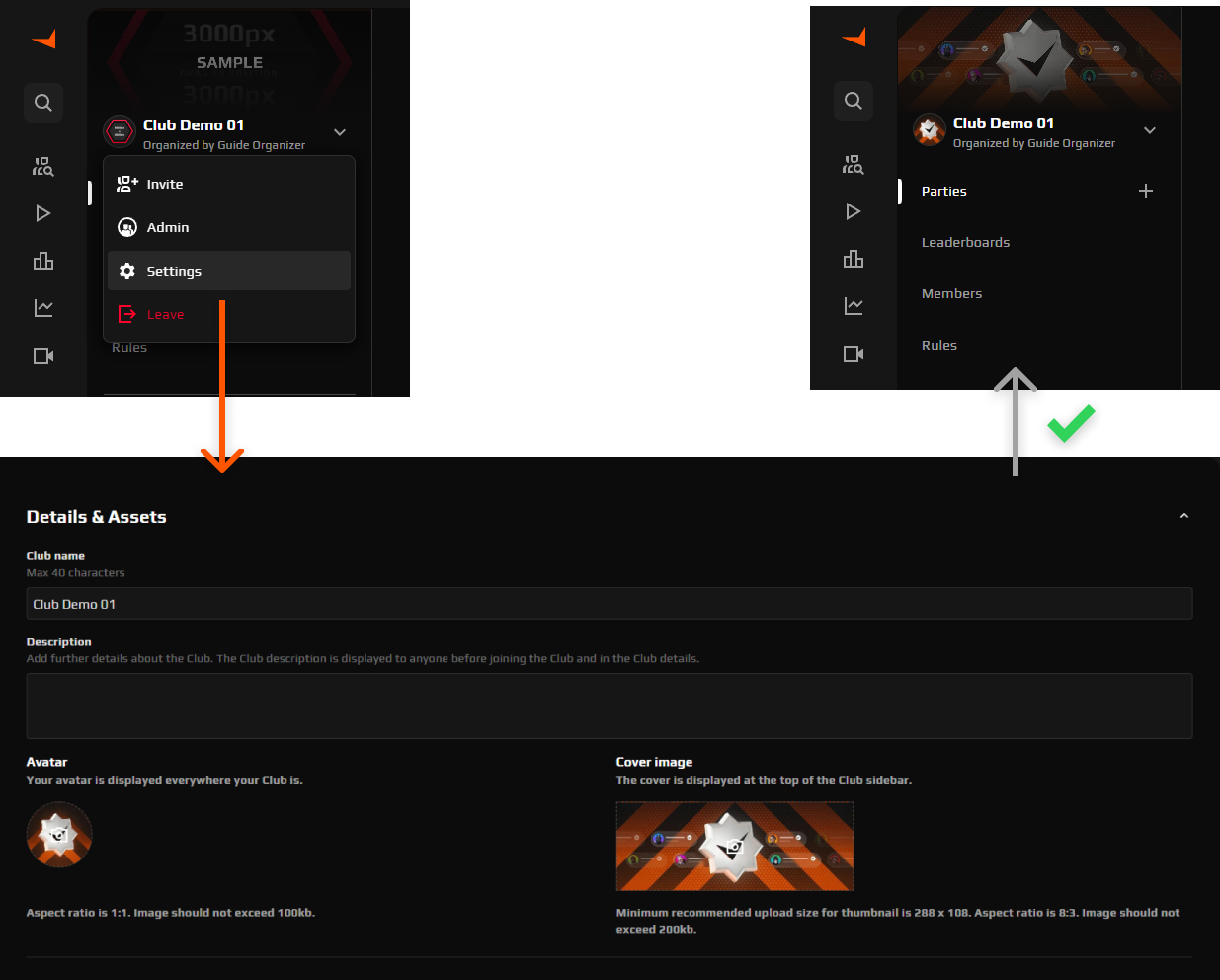 Customizing your Organizer page and Events – FACEIT