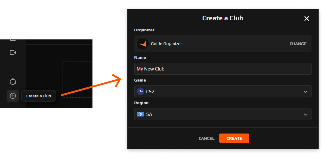 Создание и настройка страницы организатора – FACEIT Support Russia